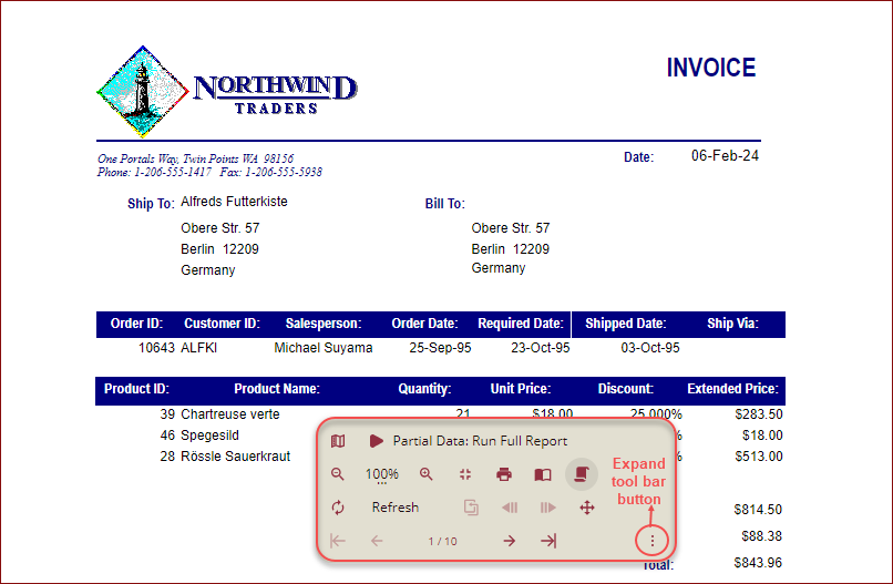 Info panel | Wyn Documentation